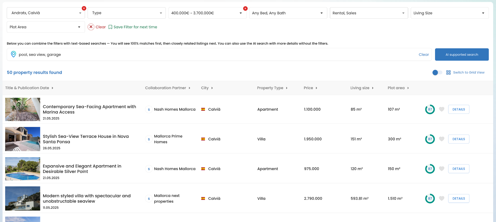 hello:here - Access 80,000+ Mallorca Properties | 3x More Than Idealista